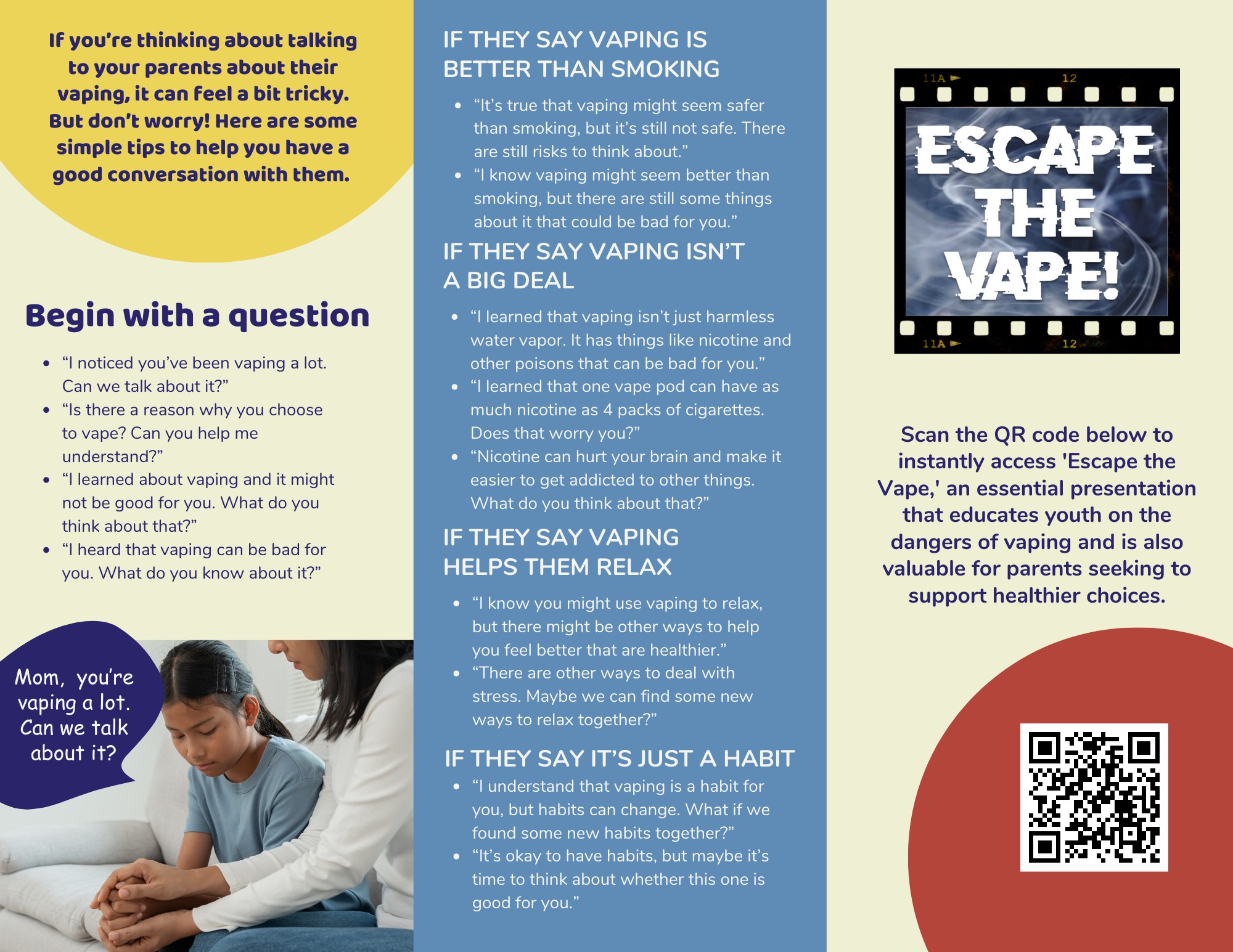 Escape the Vape – Youth Connections Coalition